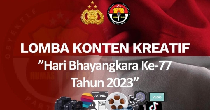 Polri Gelar Lomba Konten Kreatif Sambut Hari Bhayangkara ke- 77 - JURNAL POLISI