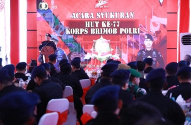 Dihadiri TNI Hingga Sesepuh, Satbrimob Polda Jateng Gelar Tasyakuran HUT Brimob ke 77 ...