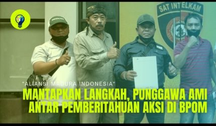 Mantapkan Langkah, Punggawa AMI Antar Pemberitahuan Aksi Demo di BPOM - JURNALPOLISI.ID