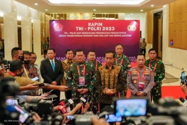 Presiden RI Ir. H. Joko Widodo menghadiri RapimTNIPolri T.A 2023 - JURNALPOLISI.ID