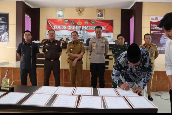 Polres Tanggamus Gelar FGD Optimalisasi Penegakan Perda Hiburan Umum ...