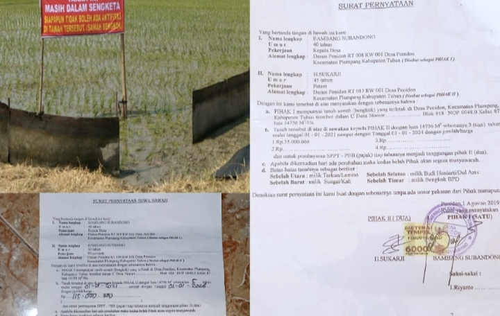 Terjadi Sengketa, Plt Kepala Desa Penidon Kecamatan Plumpang Belum Bisa Menyelesaikan Perkara 2 ...