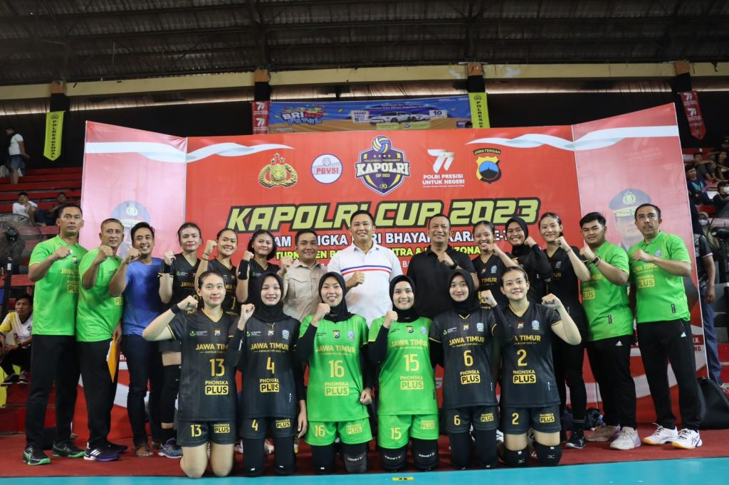 Jadwal Kapolri Cup 2023 di Gresik Tim Voli Putri Jatim Vs Tim Voli Putri Bali - JURNALPOLISI.ID