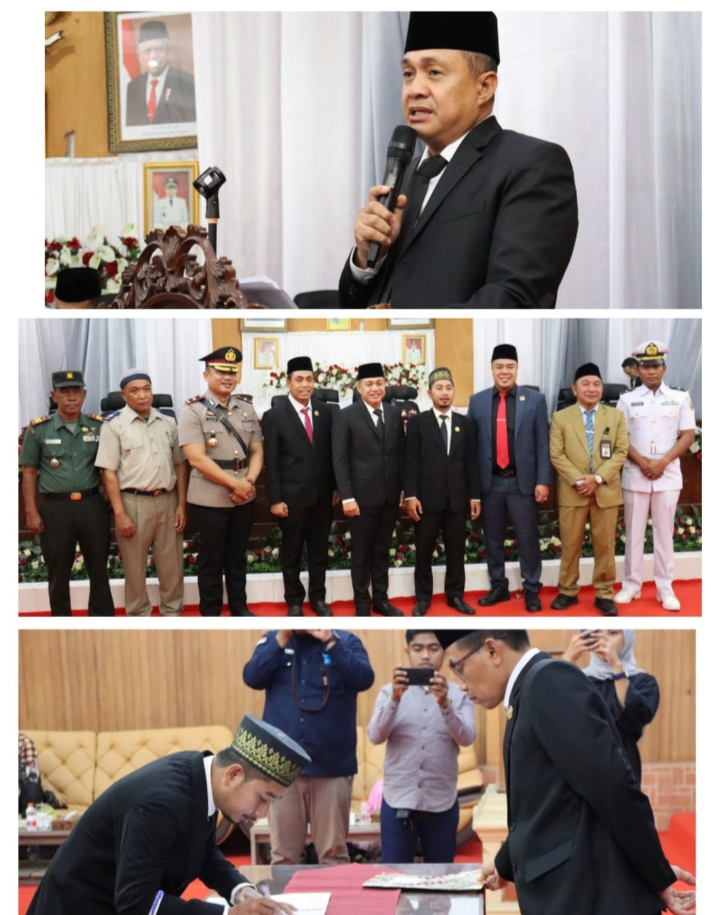Rapat Istimewa Pengucapan Sumpah PAW Anggota DPRD Kabupaten Batubara Masa Jabatan 2019-2024 ...