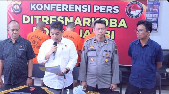 Ditresnarkoba Polda Jambi Sita Narkoba Jenis Sabu Berat 1,2 Kg, Senilai Rp 1,6 Miliar ...