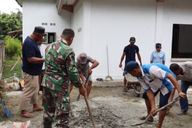 TMMD ke-124 Kodim 0320/Dumai Wujudkan Sumur Bor dan Fasilitas Sanitasi Layak di Masjid Al-Amin ...